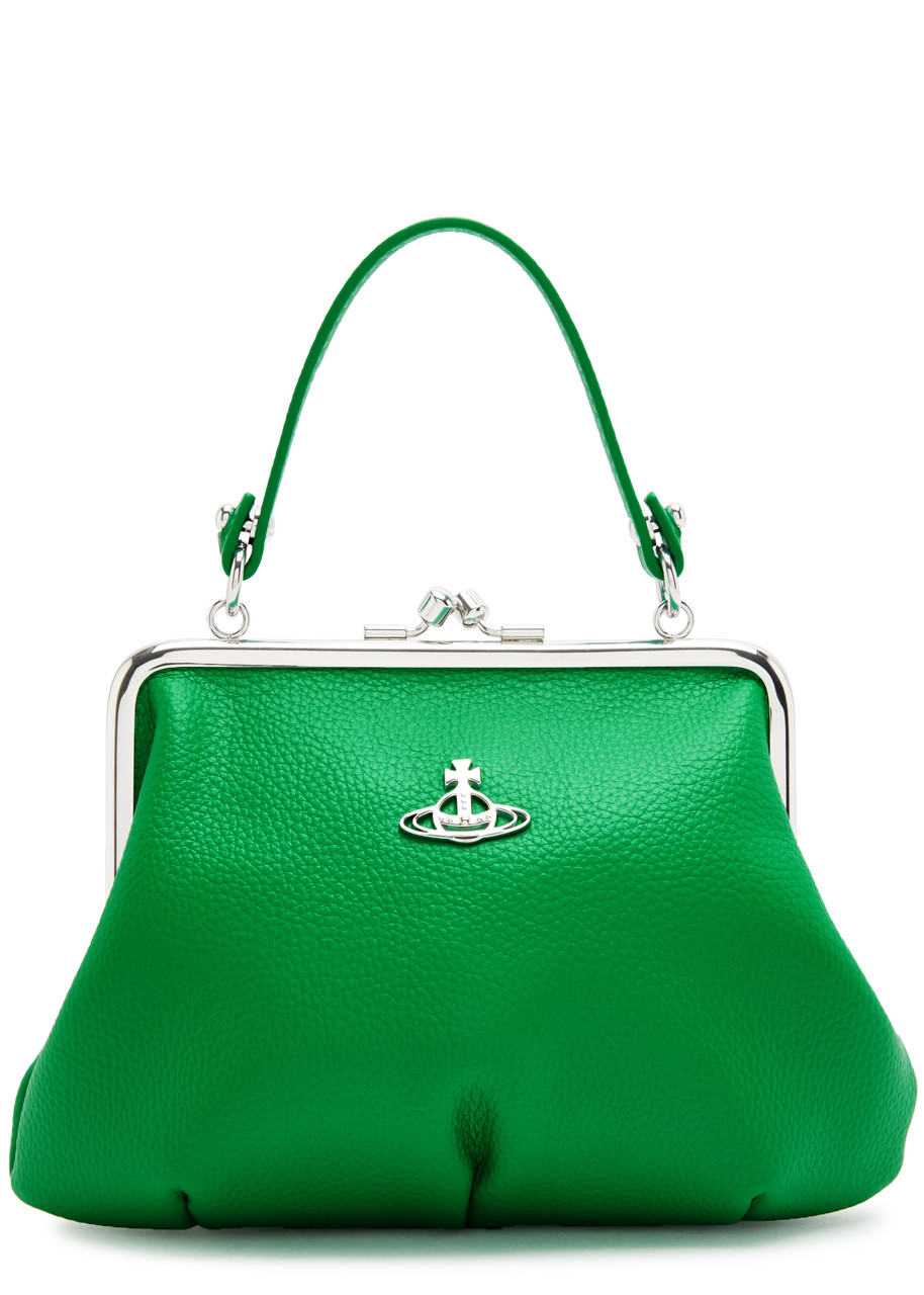 Vivienne Westwood Vegan Leather Top Handle Bag - Bright Green